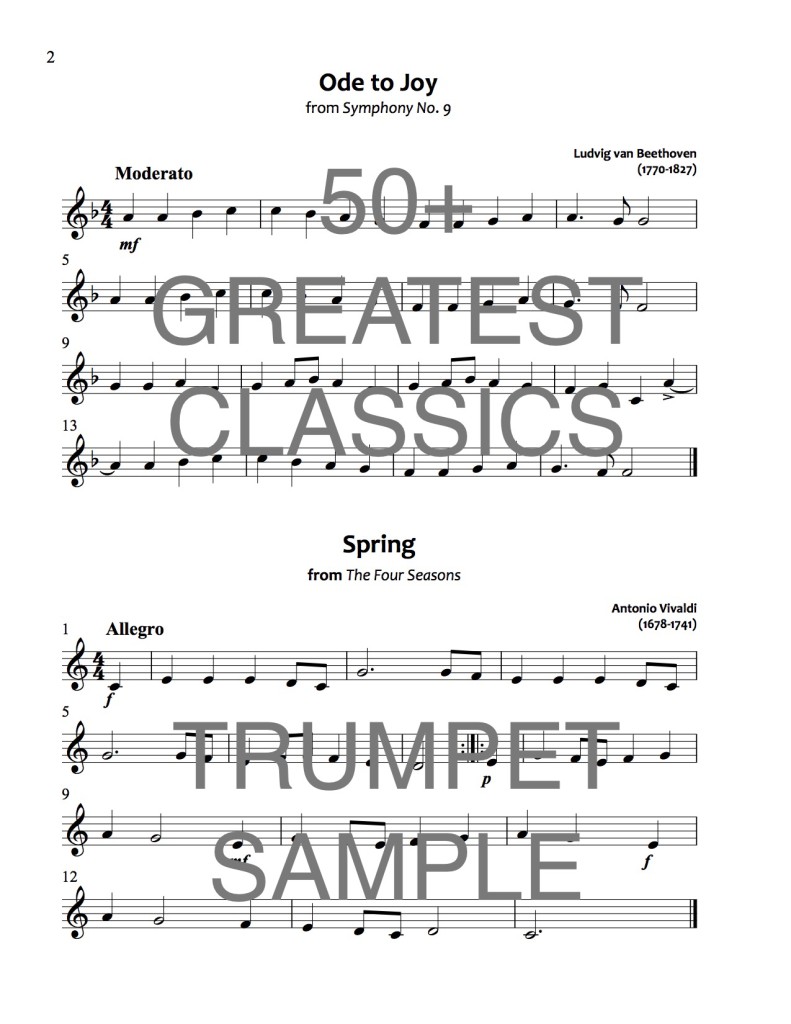 50+ Greatest Classics for Trumpet – Wild Music Publications