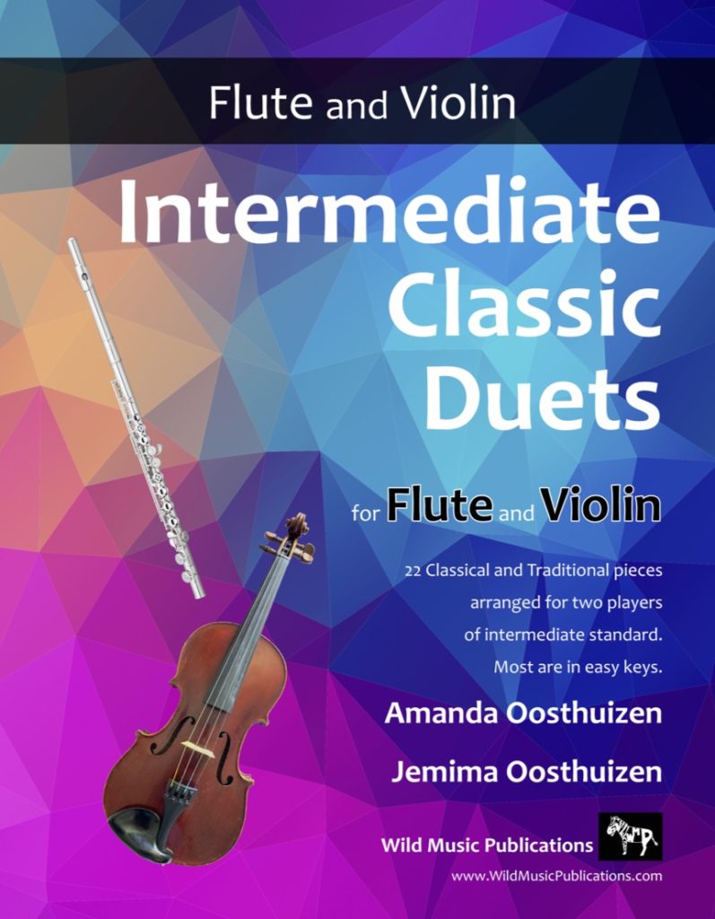 Intermediate Classic Duets for Flute and Violin – Wild Music Publications