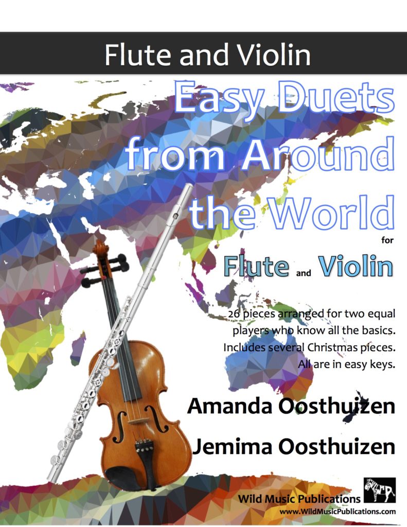 Easy Traditional Duets for Flute and Violin – Wild Music Publications