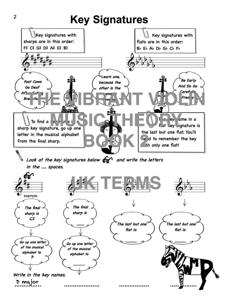 The Vibrant Violin Music Theory Book 2 – Wild Music Publications