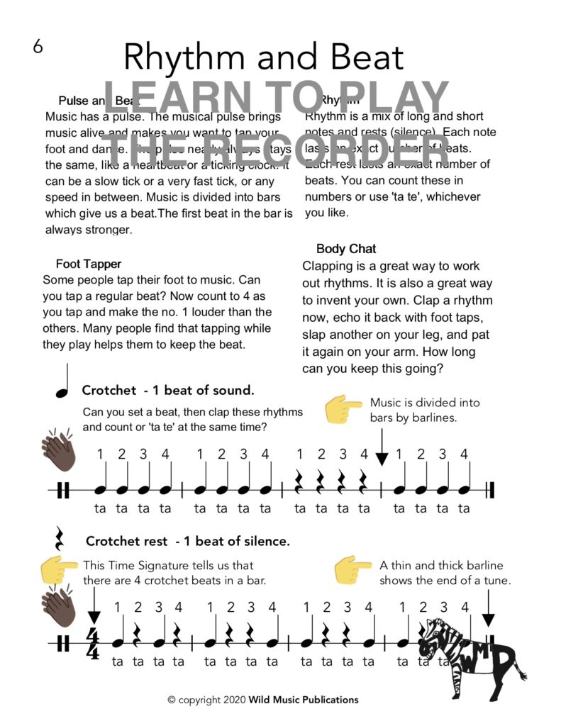 Learn to Play the Recorder – Wild Music Publications