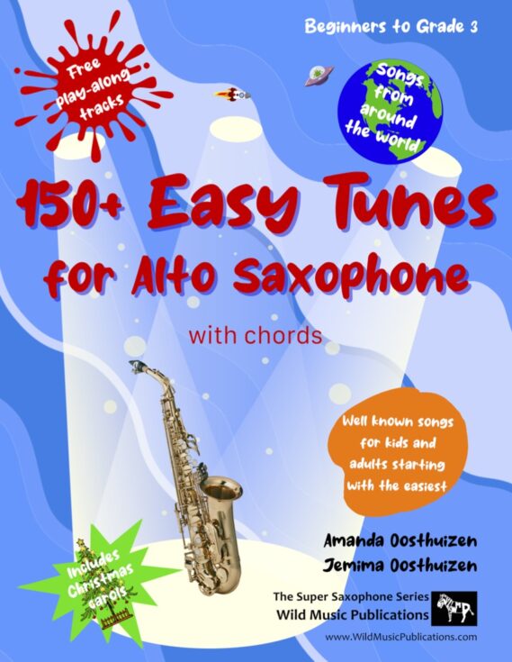150+ Easy Tunes for Alto Saxophone – Tracks – Wild Music Publications