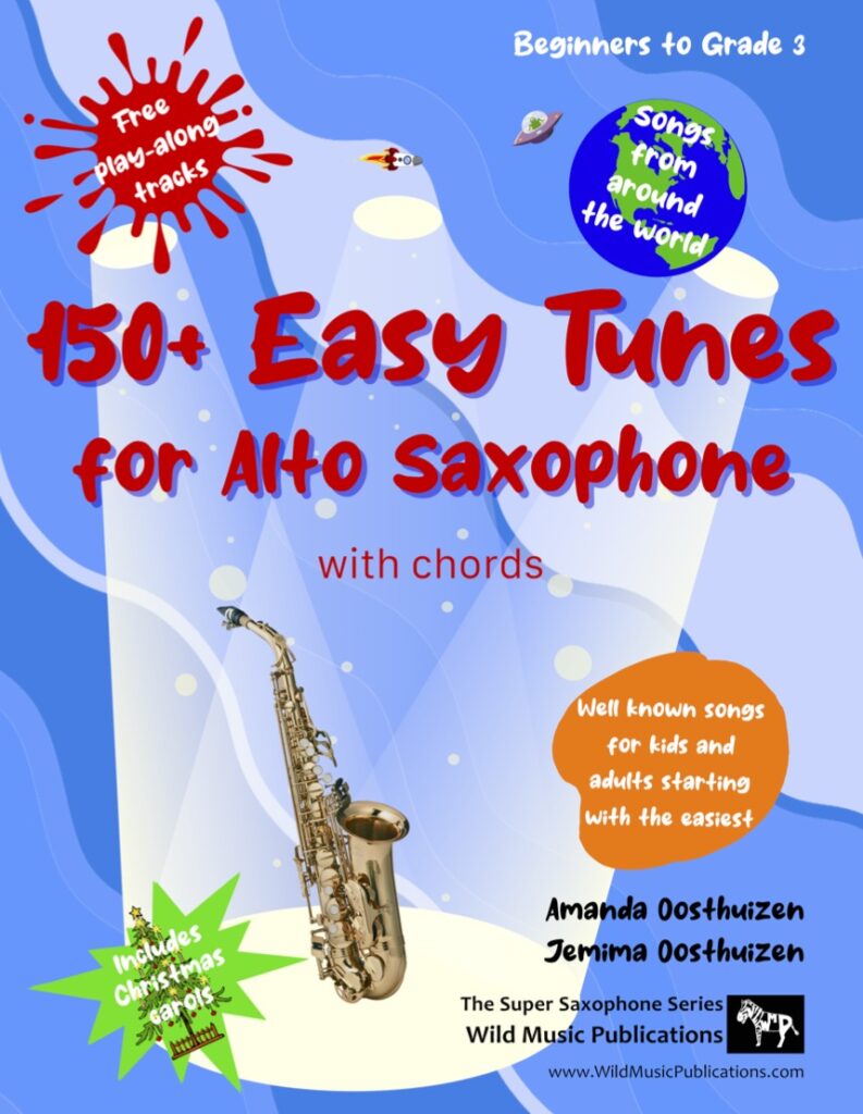 150+ Easy Tunes for Alto Saxophone with Chords – Wild Music Publications