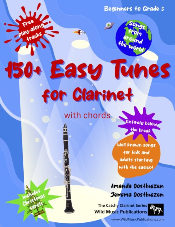 150+ Easy Tunes for Clarinet with Chords – Wild Music Publications