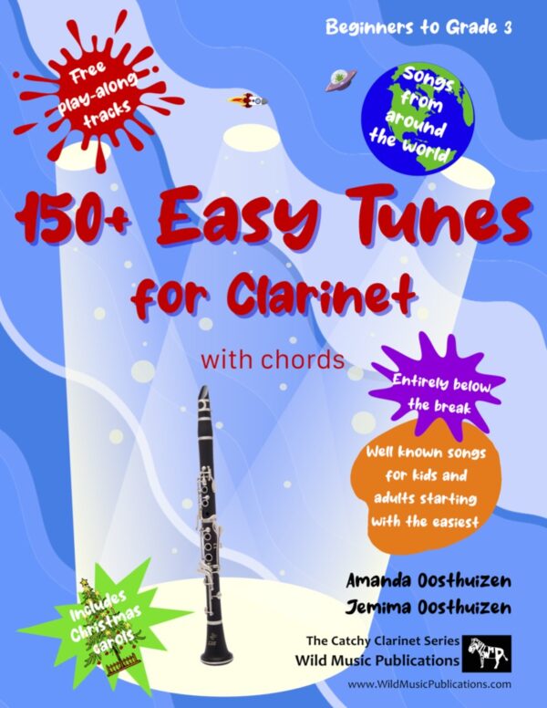 150+ Easy Tunes for Clarinet with Chords – Wild Music Publications