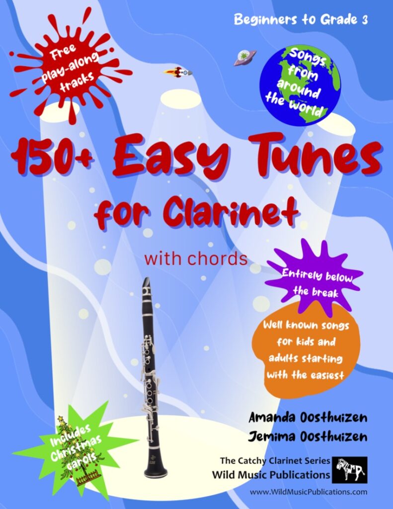 150+ Easy Tunes for Clarinet with Chords – Wild Music Publications