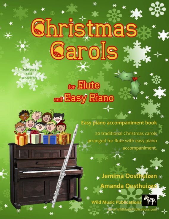Christmas Carols for Flute and Easy Piano – Wild Music Publications