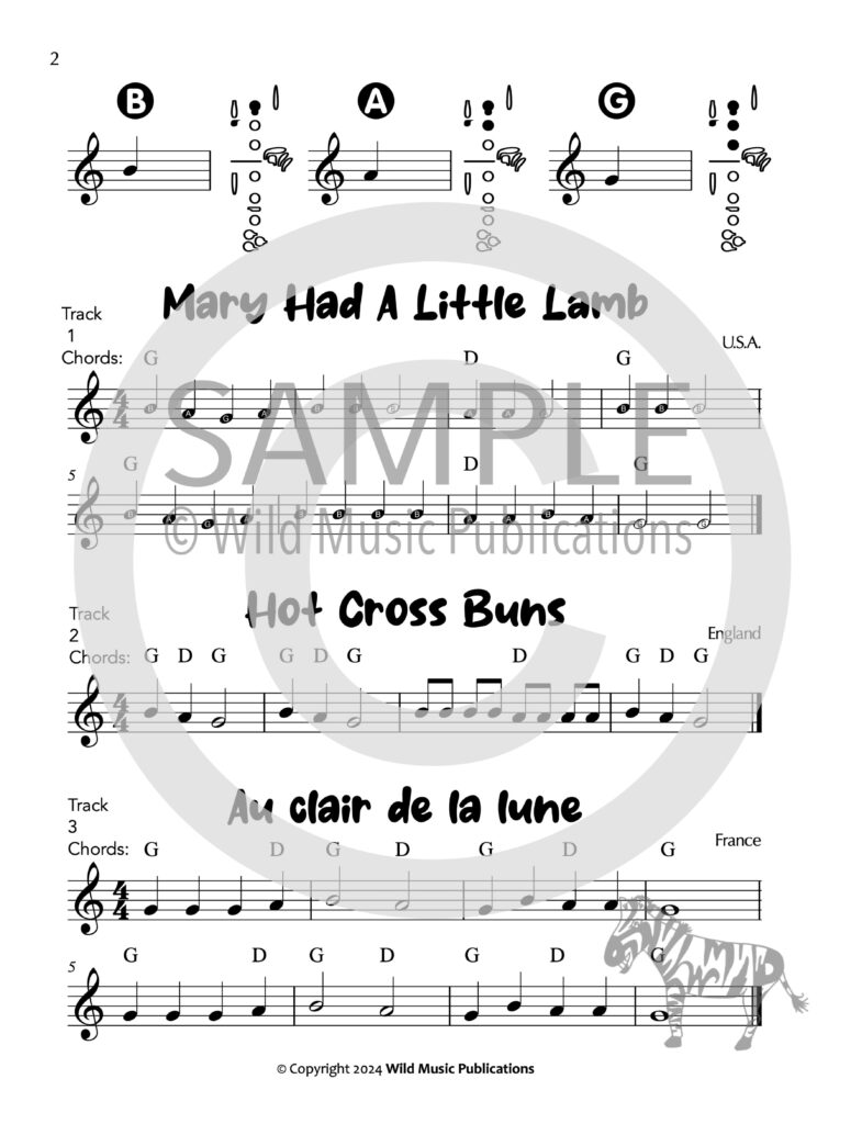 150+ Easy Tunes for Oboe with Chords – Wild Music Publications