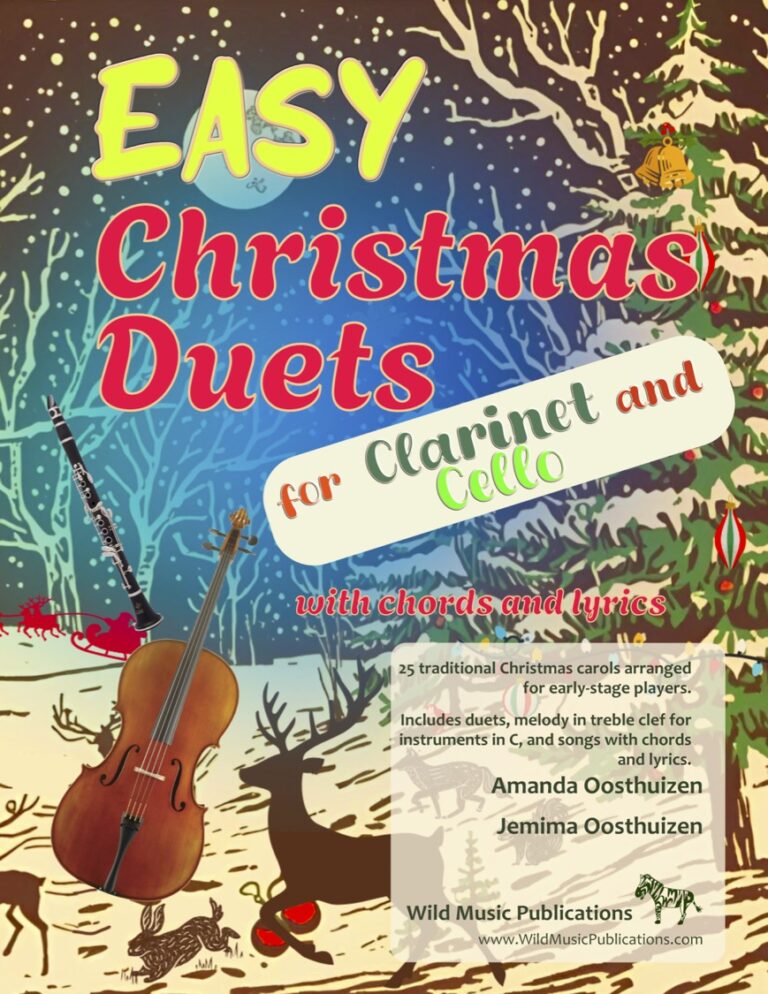 Easy Christmas Duets for Clarinet and Cello – Wild Music Publications